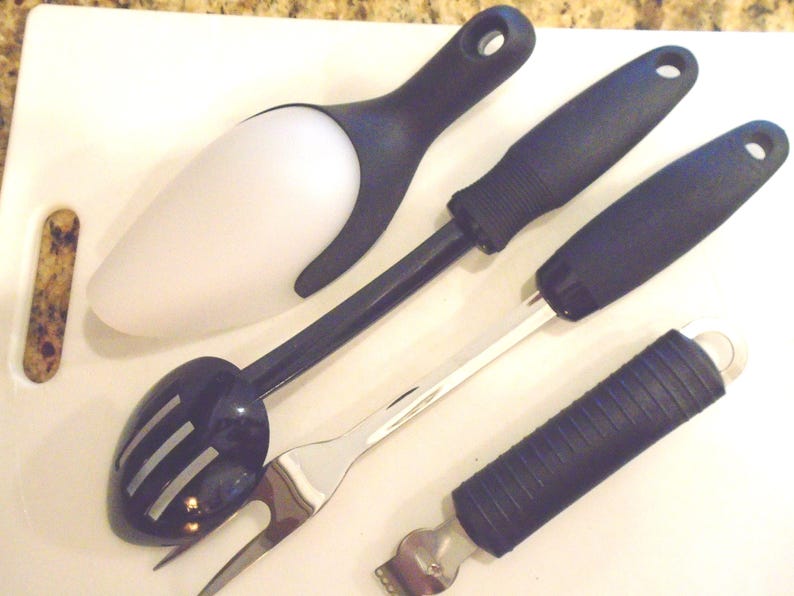 Cooking Utensils /kitchen Tools. Stainless Steel Meat Fork, Scoop ...