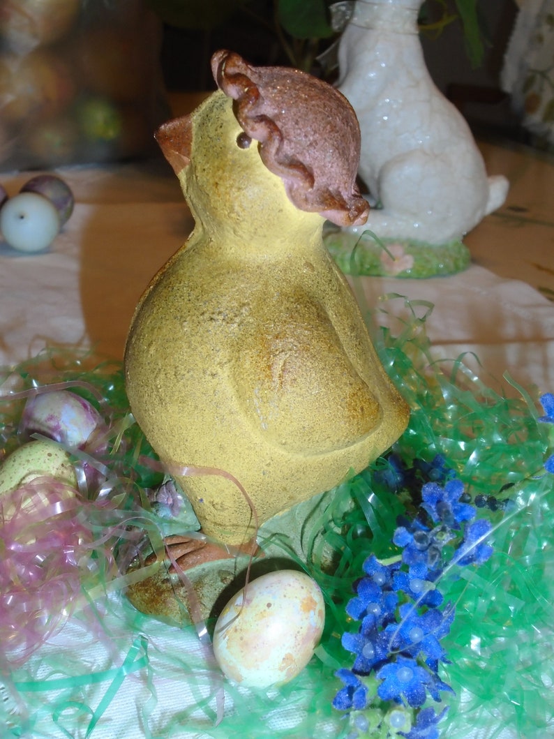 Yellow Chick. Faux Paper Mache Replica of 1930s Yellow Chick - Etsy