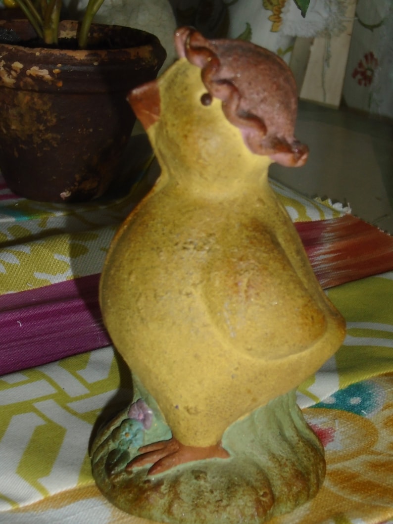 Yellow Chick. Faux Paper Mache Replica of 1930s Yellow Chick - Etsy