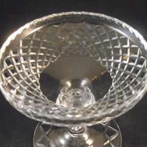 Cut Crystal Compote, Hollow Pedestal. Table Centerpiece Stands 6.75 ...