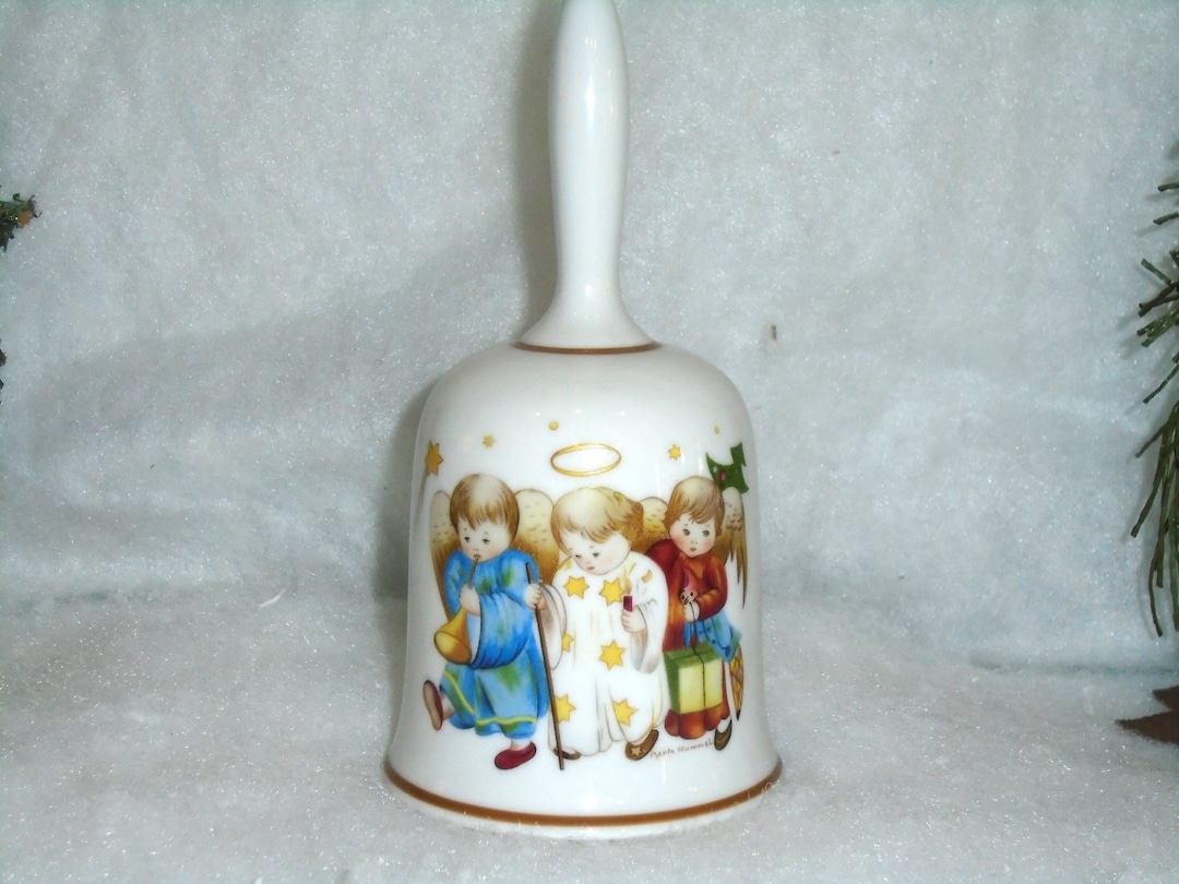 Hummel Bell, Porcelain Bell, "heavenly Trio" 1978, Authentic Art of ...