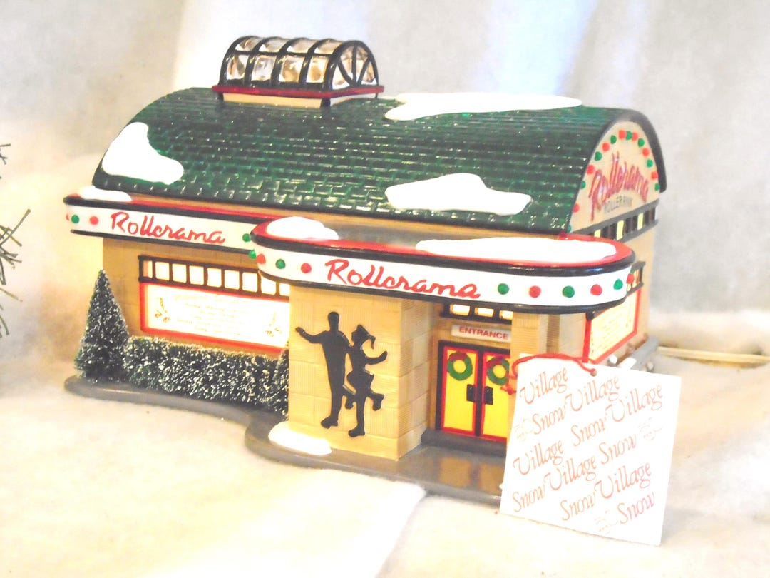 Rollerama Roller Rink Boxed Snow Village, 1997 by Department 56 ...