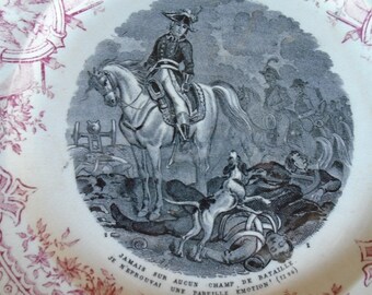 Red French Plates - Etsy