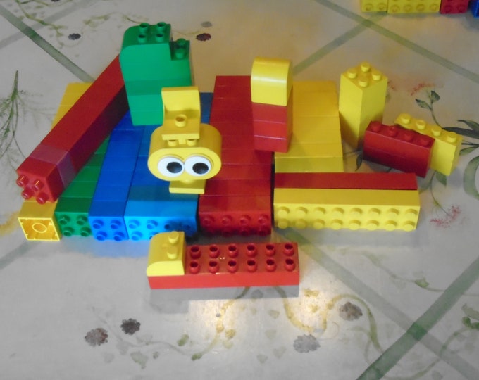 90 Duplo Blocks Variety Sizes And Shapes Variety Of Colors Etsy