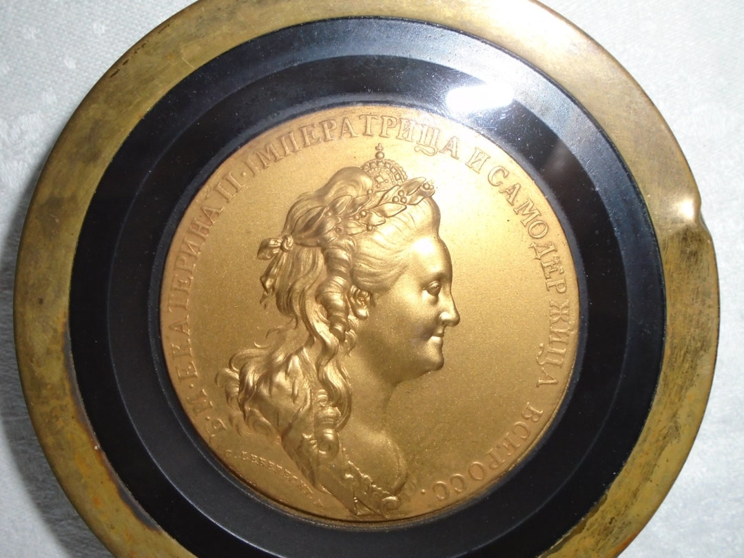 Ekaterina Ll Terra Cotta Relief Intaglio, by C. Leberecht. F. Catherine ...