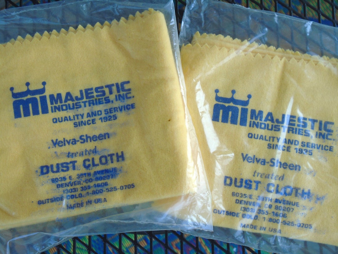 Treated Dust Cloth, 2 Cloths by Majestic Industries, 22 X 14. Holds ...