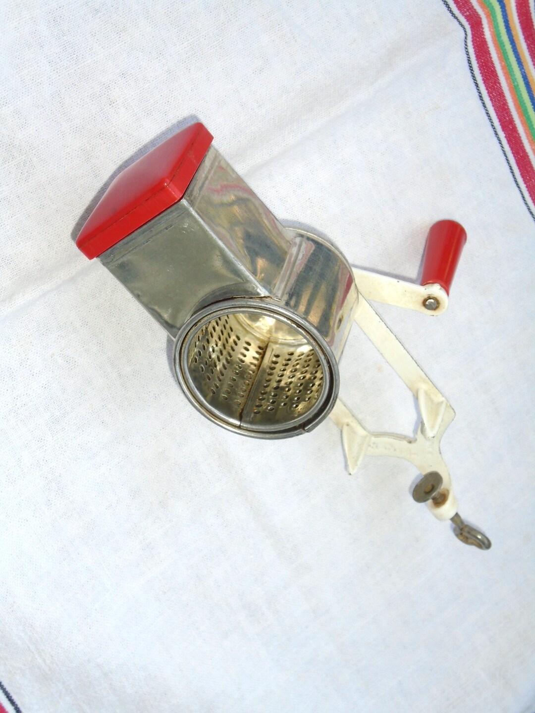 Mounting Cheese Grater/ Chocolate Shredder. Redtop and Handle Counter ...