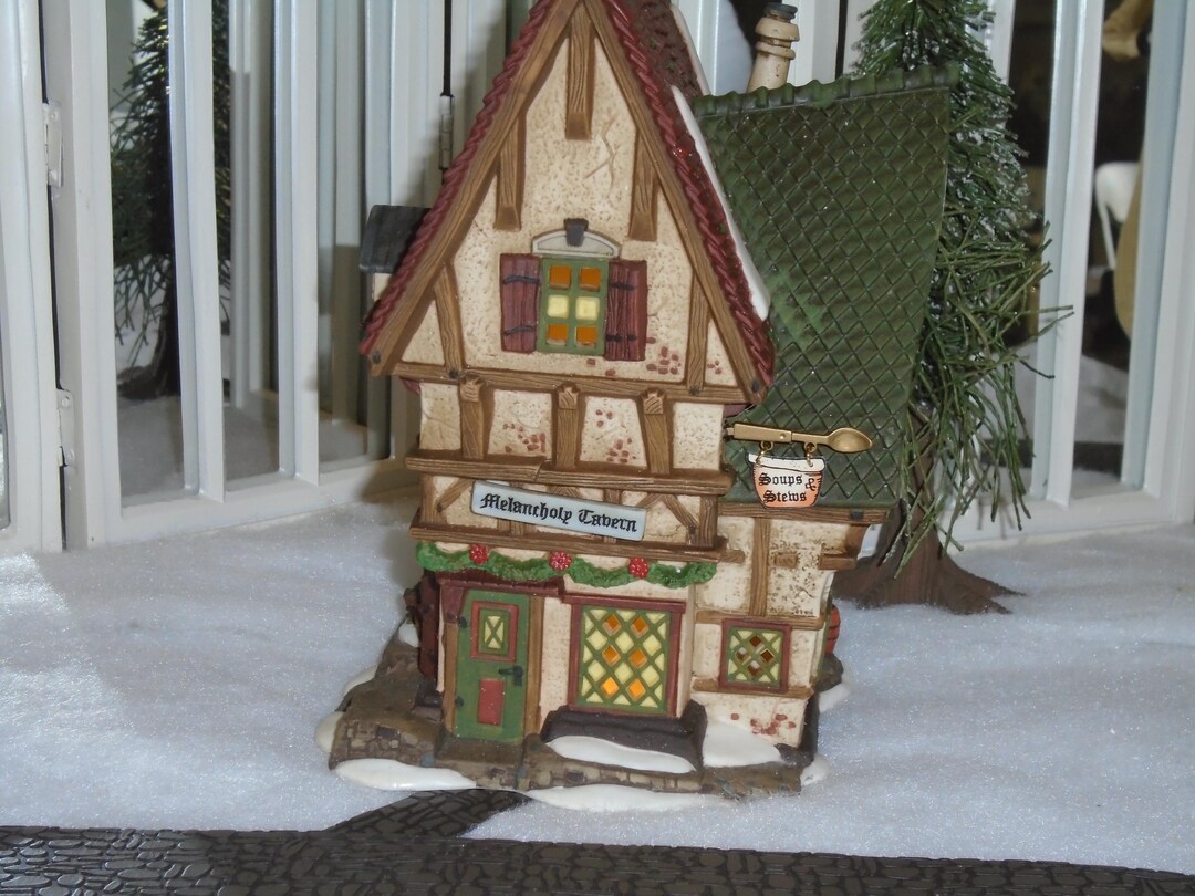 Melancholy Tavern, Where Scrooge Ate in "a Christmas Carol". Tall ...