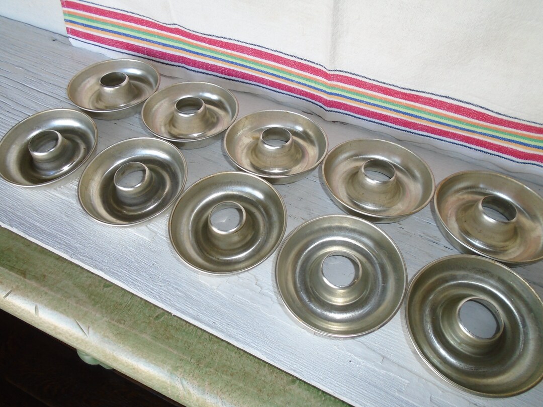 Jello Molds, 10 Heavy Gauge, Donut Shaped W/rolled Rims, 1950’s/60’s. 3 ...
