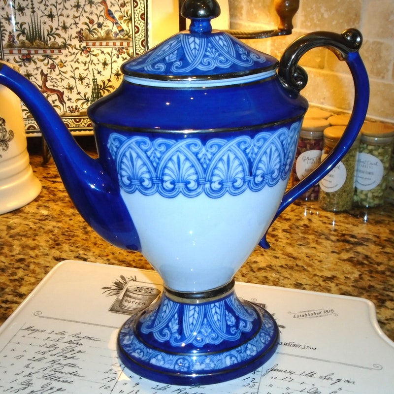 Porcelain Coffee Pot - Etsy