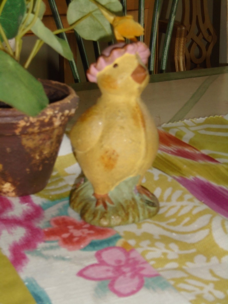 Yellow Chick. Faux Paper Mache Replica of 1930s Yellow Chick - Etsy