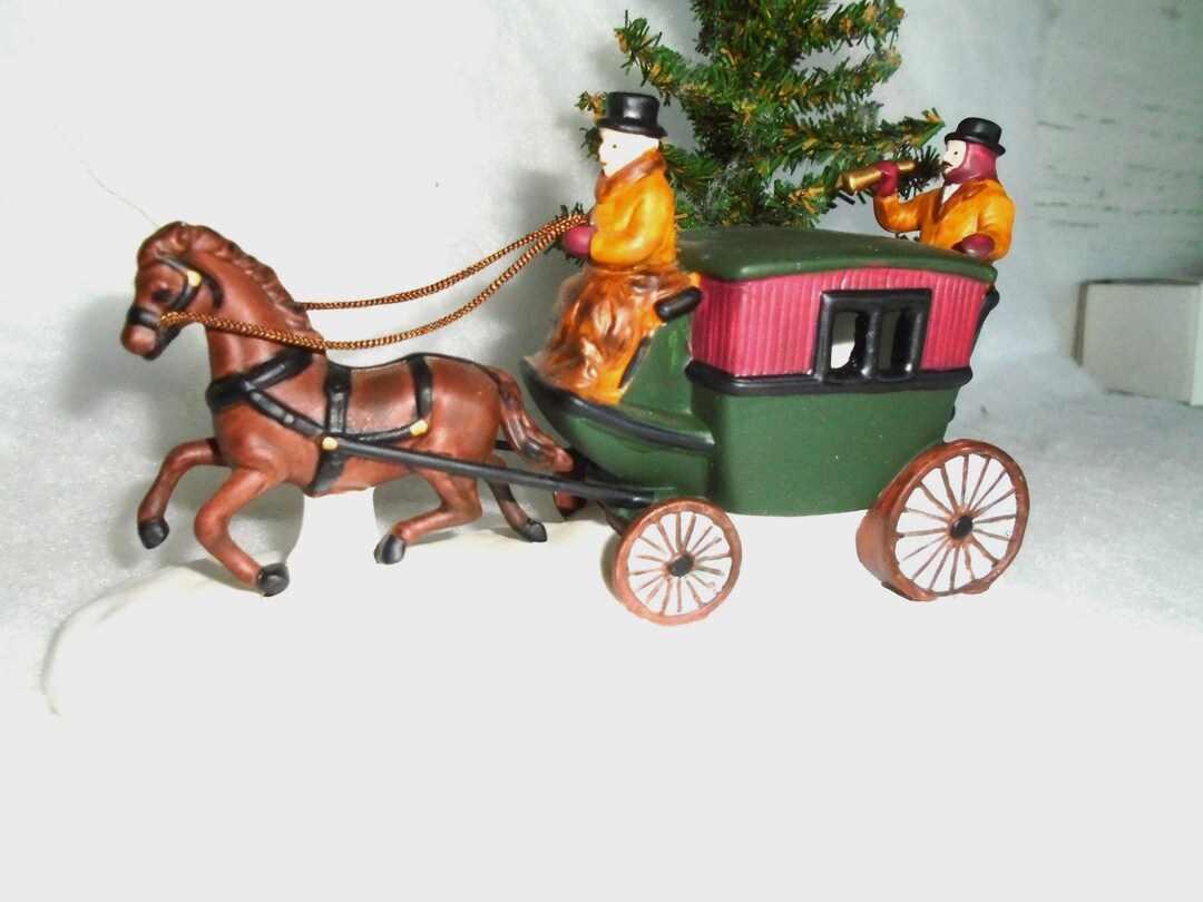 Dover Coach, Dept 56 Heritage Village Collection. Measures 3.5"h. X6 ...