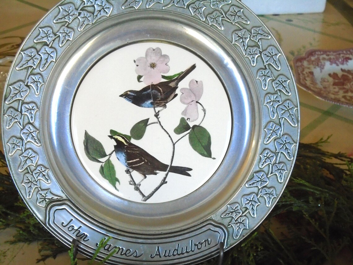 RWP Pewter Plates - Wilton John James Audubon Collector's Plate. 11 ...