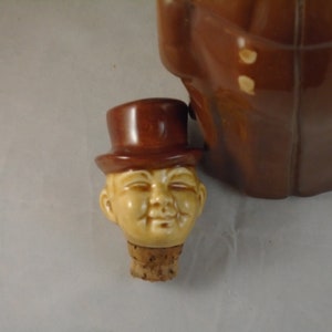 Cortendorf Ceramic Coachman Decanter. mr. Pickwick Happy Man Bottle ...