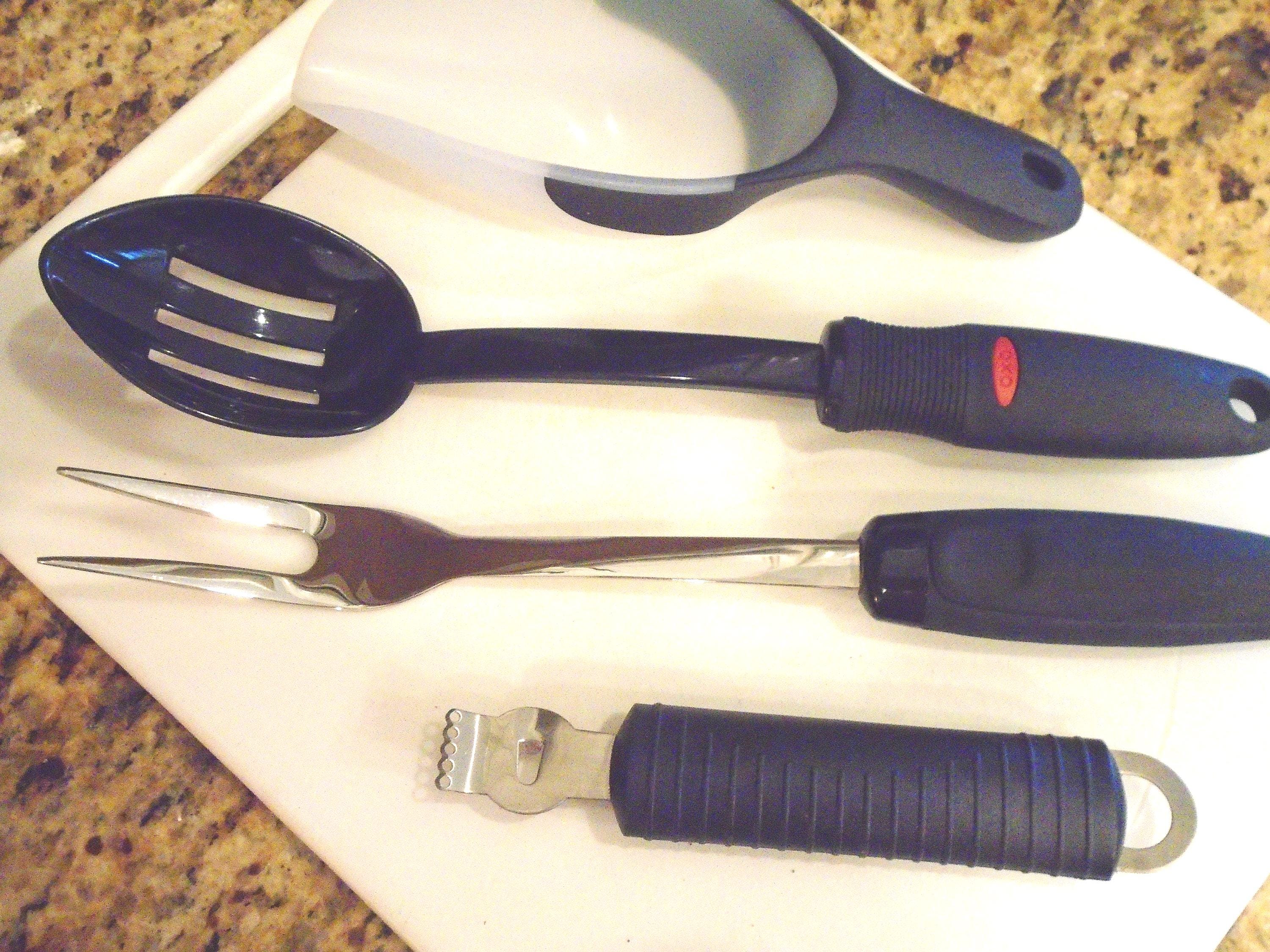 Cooking Utensils /kitchen Tools. Stainless Steel Meat Fork, Scoop ...