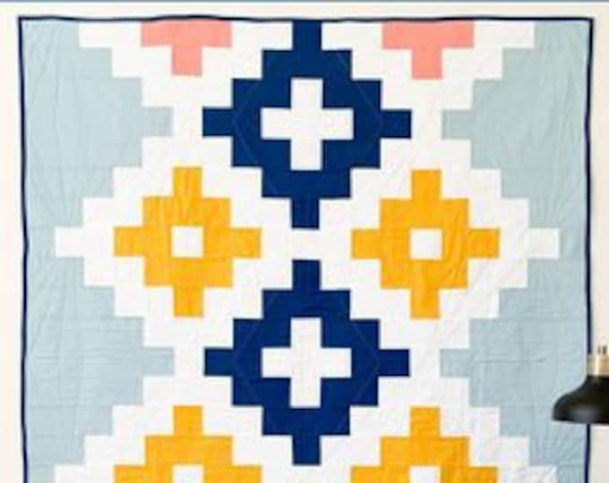 Andes Ode Quilt Pattern by Fran of Cotton and Joy Paper | Etsy