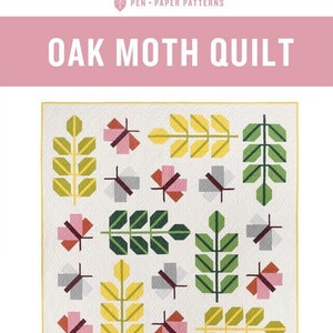 Oak Moth Quilt Pattern by Pen and Paper Patterns - Etsy