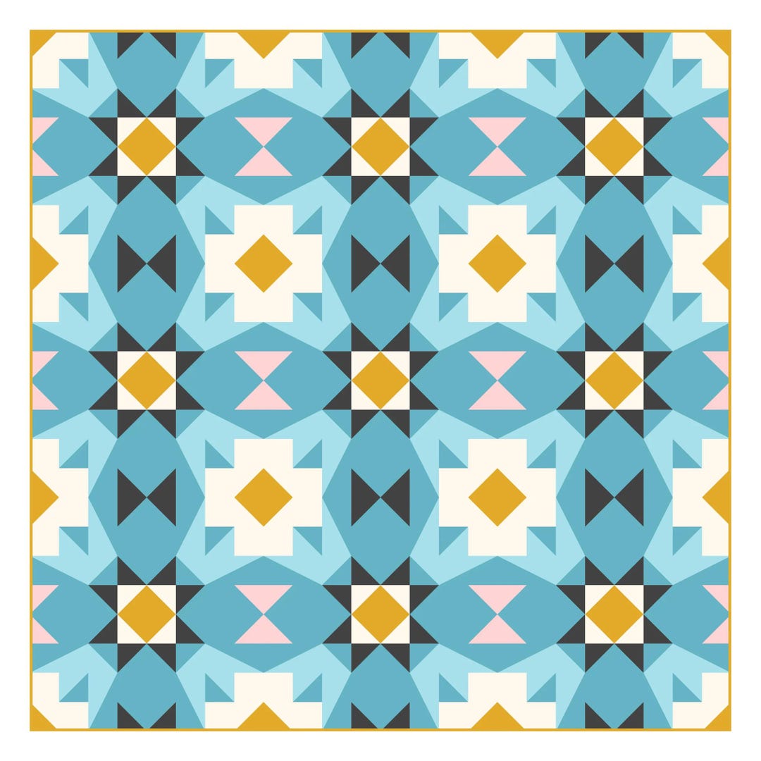 Cadence Quilt Pattern- Printed Quilt Pattern by Taylor Krz of Toad and ...