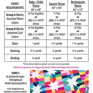 Little Lights Printed Quilt Pattern by Modernly Morgan - Etsy