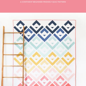Cabin Valley Quilt Pattern by Fran of Cotton and Joy Paper Printed ...