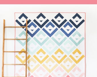 Cabin Valley Quilt Pattern by Cotton and Joy - Etsy