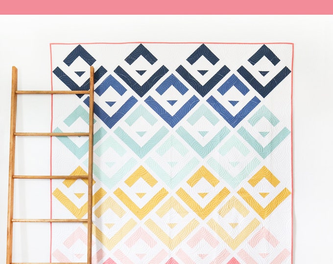 Cabin Valley Quilt Pattern by Fran of Cotton and Joy Paper Printed ...