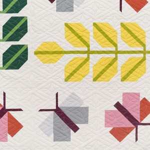 Oak Moth Quilt Pattern by Pen and Paper Patterns - Etsy