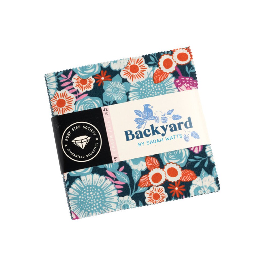 New 5 in X 5 in Charm Pack backyard Ruby Star Society Sarah Watts ...