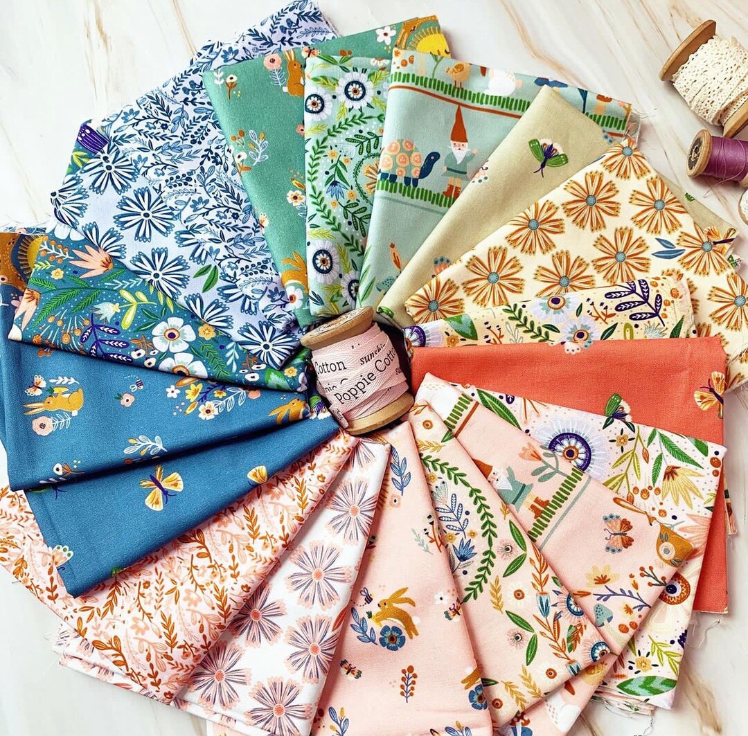 21 Fat Quarter Bundle - Hide and Seek by Poppie Cotton - Etsy