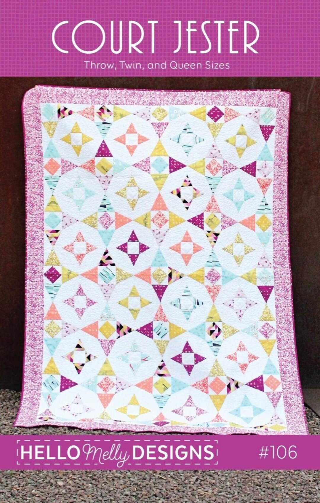 Court Jester Quilt Pattern Quilt Pattern by Hello Melly Designs- Paper ...