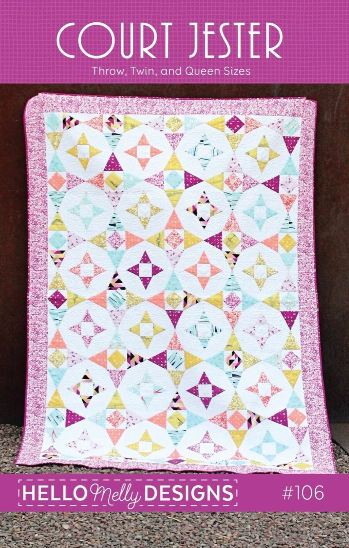 Court Jester Quilt Pattern Quilt Pattern by Hello Melly Designs- Paper ...