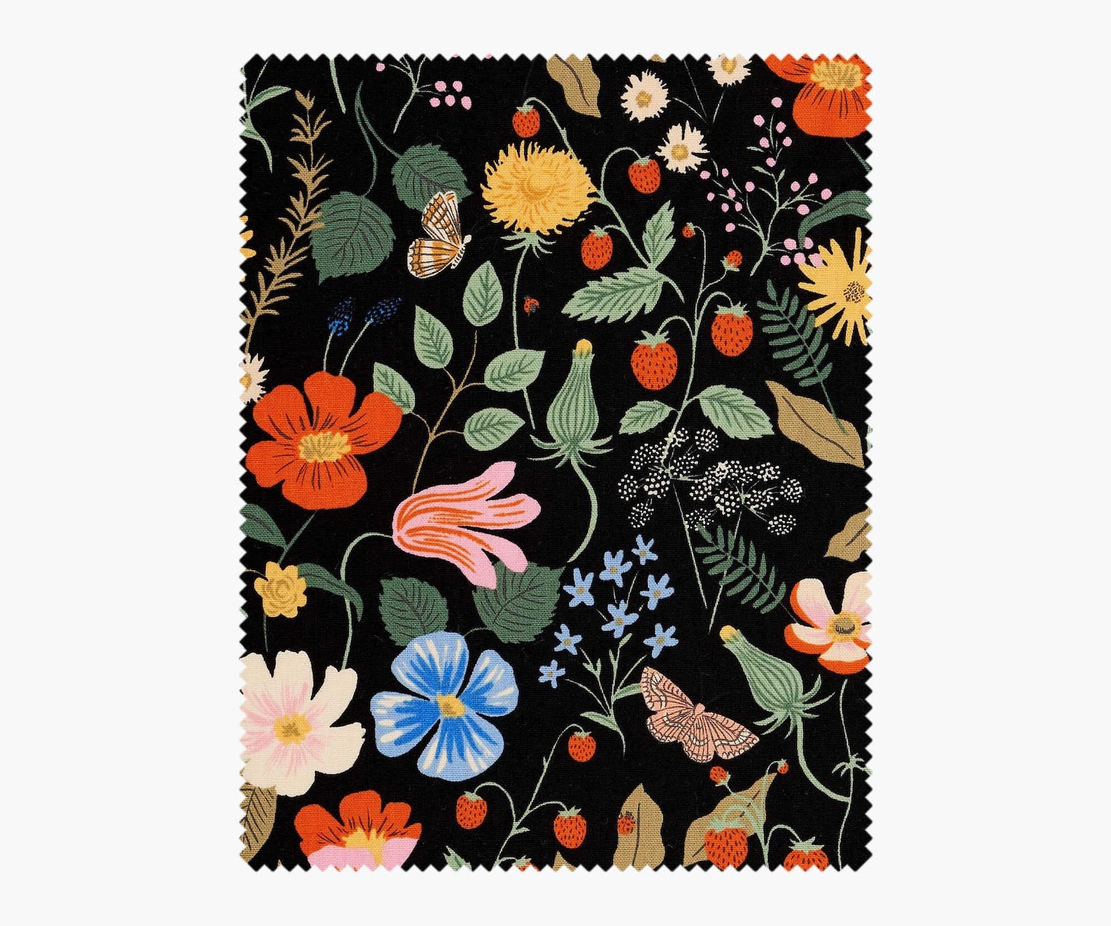 Rifle Paper Co CANVAS Fabric CANVAS 1/2 Yard Strawberry - Etsy