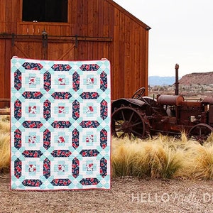 Mademoiselle Quilt Pattern Quilt Pattern by Hello Melly Designs- Paper ...
