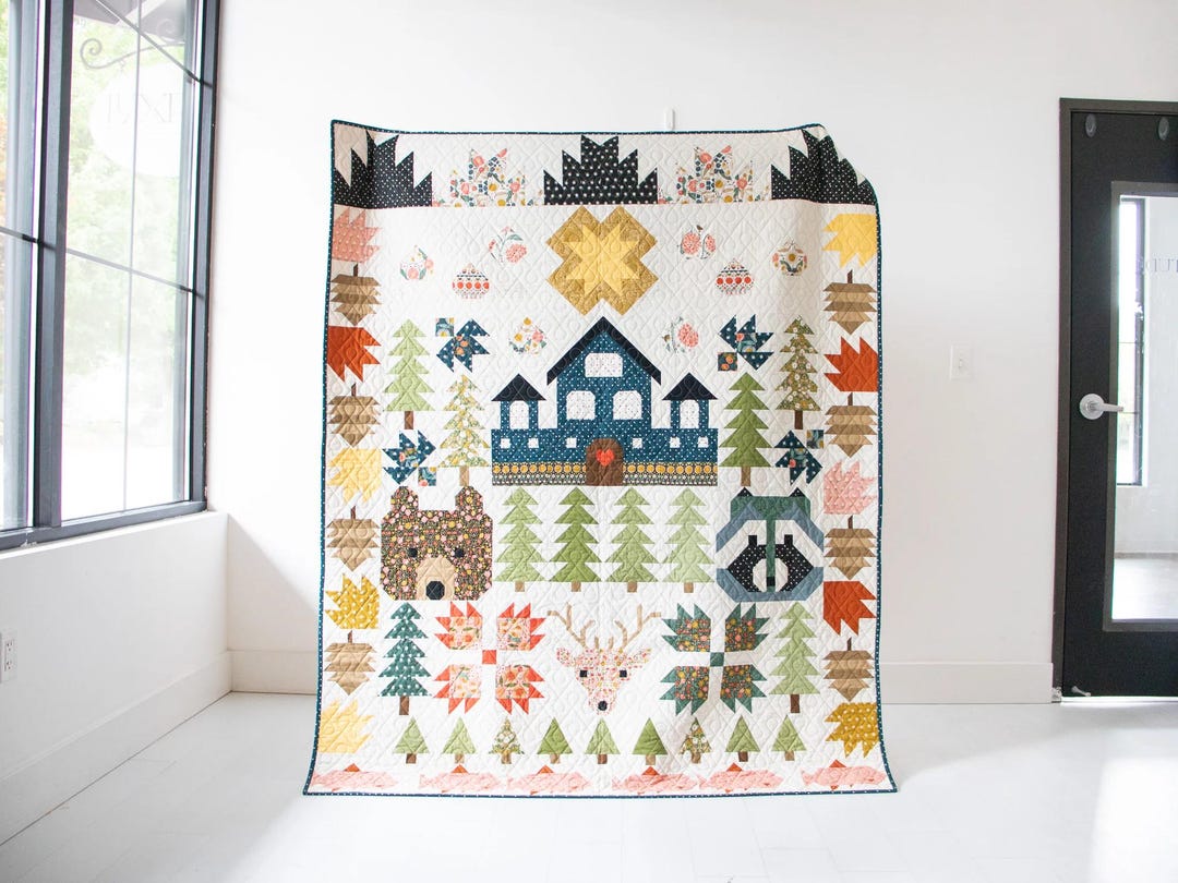 Enchanted Forest Quilt Pattern by Lamb Farm Designs - PAPER PRINTED ...
