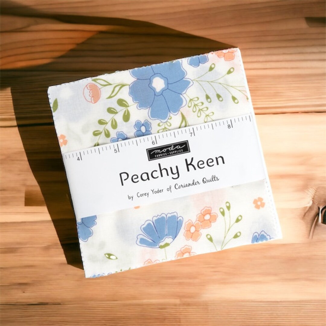 New 5 in X 5 in Charm Pack Peachy Keen by Corey Yoder Moda Fabrics ...