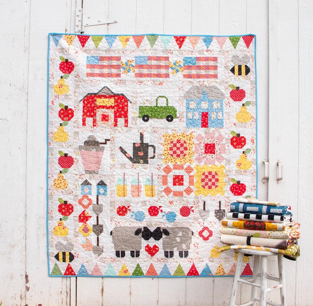 Summer on the Farm Quilt Pattern Plus Bonus Patterns! by Lamb Farm ...