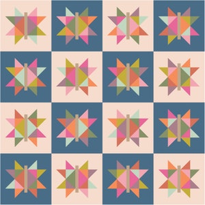 Flitter Critter - Quilt Kit (lap Size 64"x64") - PATTERN NOT INCLUDED ...