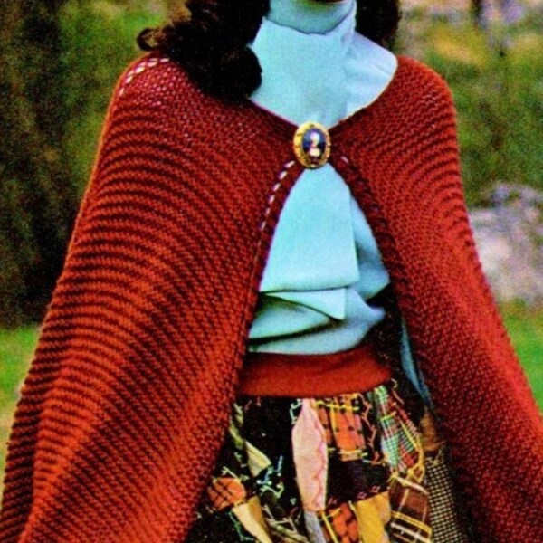 Knit Cape Pattern - Etsy