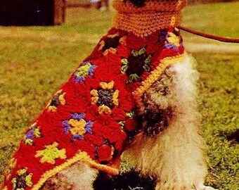 Crochet Vintage Granny Dog - Etsy