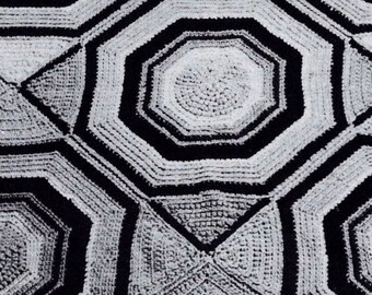 No.925 Irish Crochet Rug Crochet Pattern PDF Vintage 1970's Retro ...