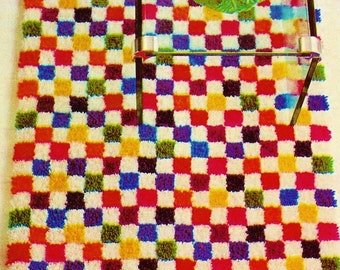 70s Style Latch Hook Rug DIGITAL DOWNLOAD Pattern - Etsy