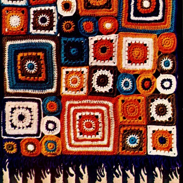 Granny Square Rug - Etsy