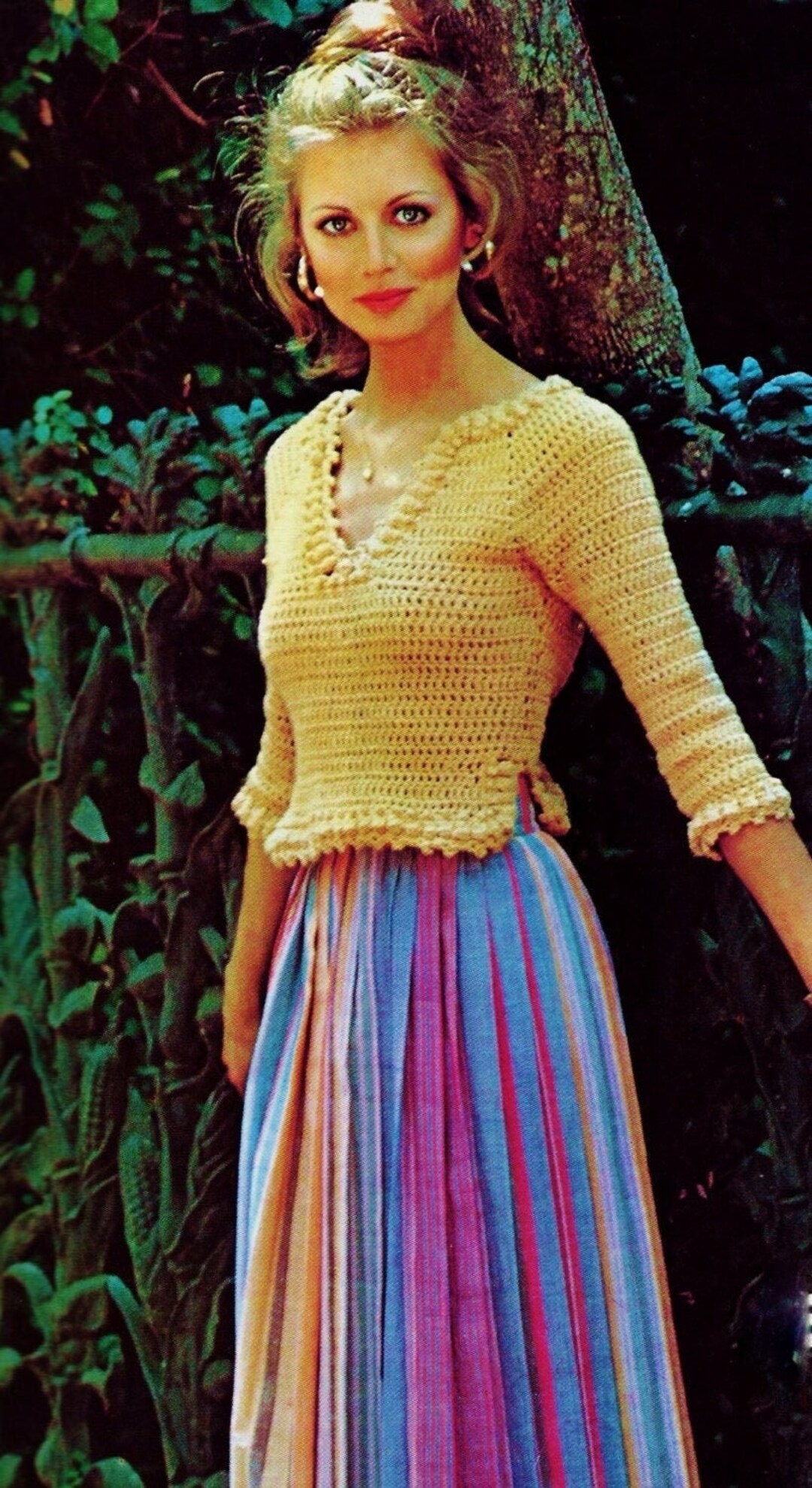 Crocheted Top Digital Download Vintage Crochet Pattern - Etsy