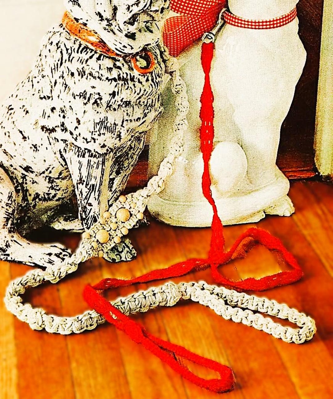 Macrame Dog and Cat Leash Patterns Digital Download Vintage Macrame ...