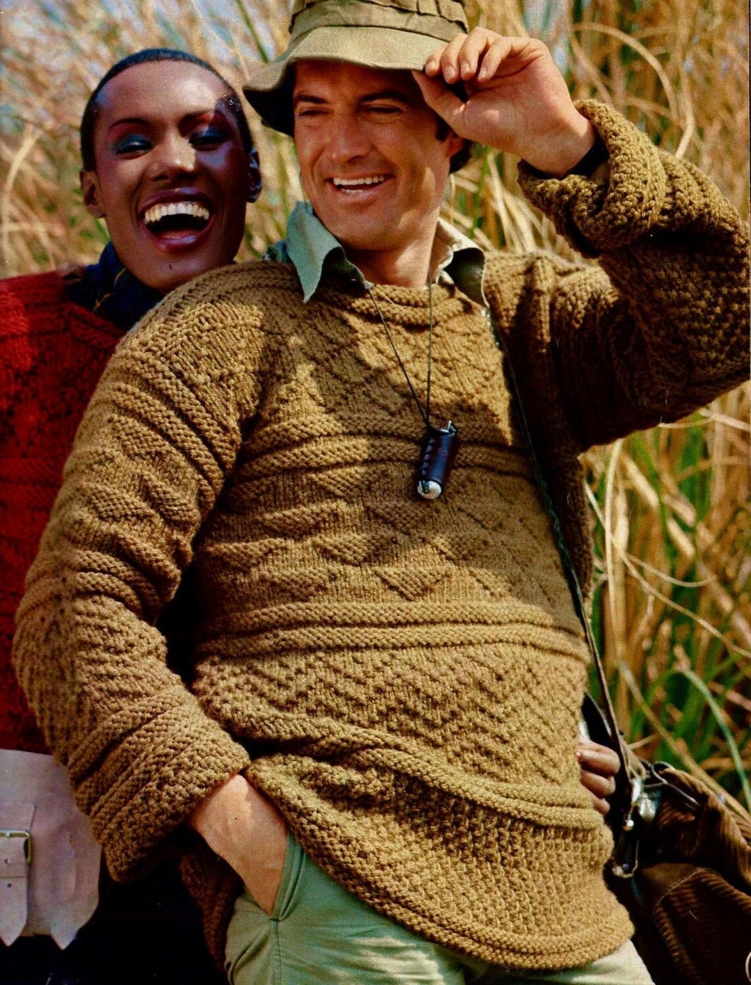 Guernsey Knit Sweaters Patterns Digital Download Vintage Knitting ...