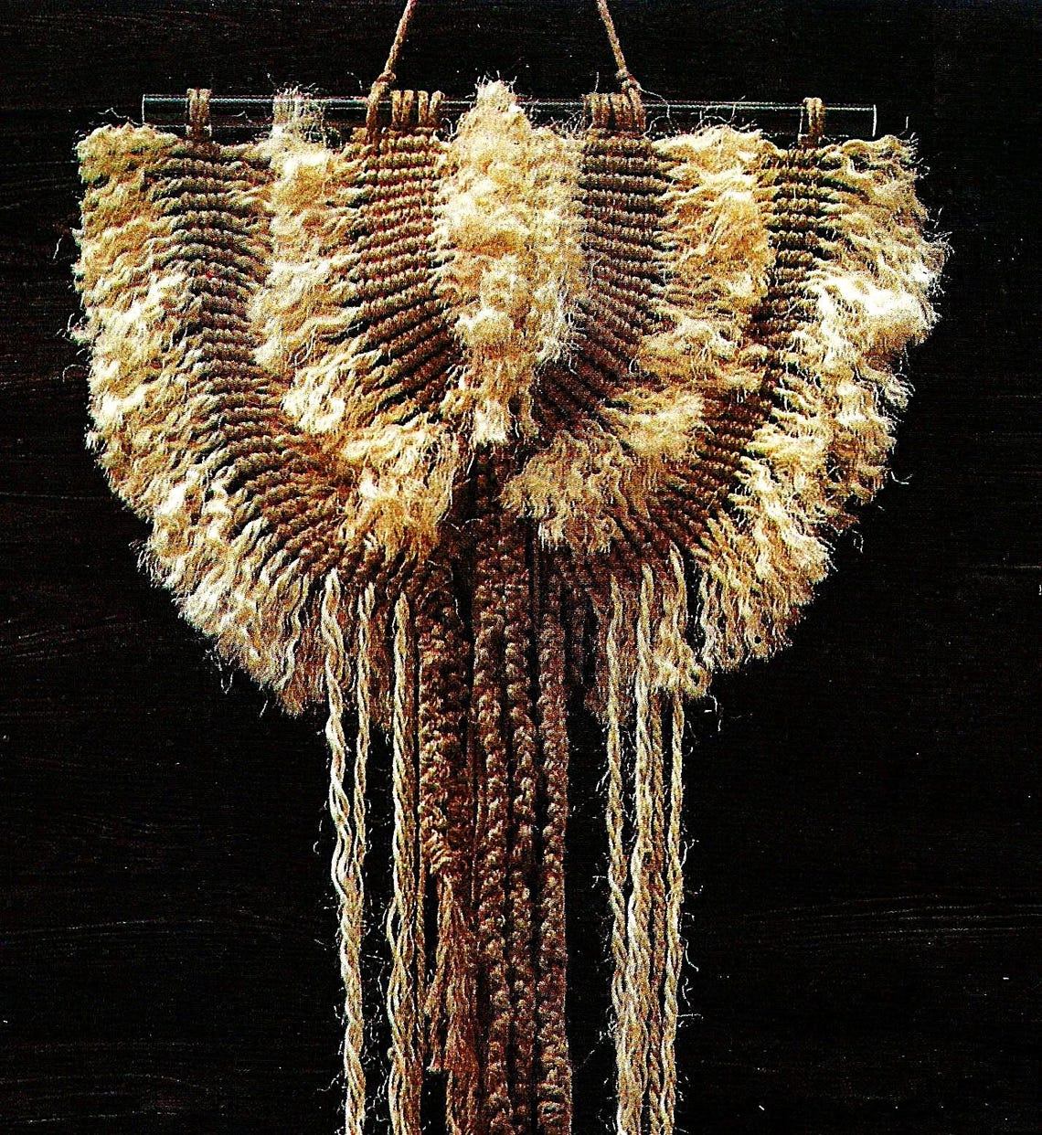 Macrame Egyptian Wall Hanging Pattern Digital Download Vintage Macrame ...