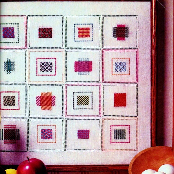 Embroidery Sampler Pattern - Etsy