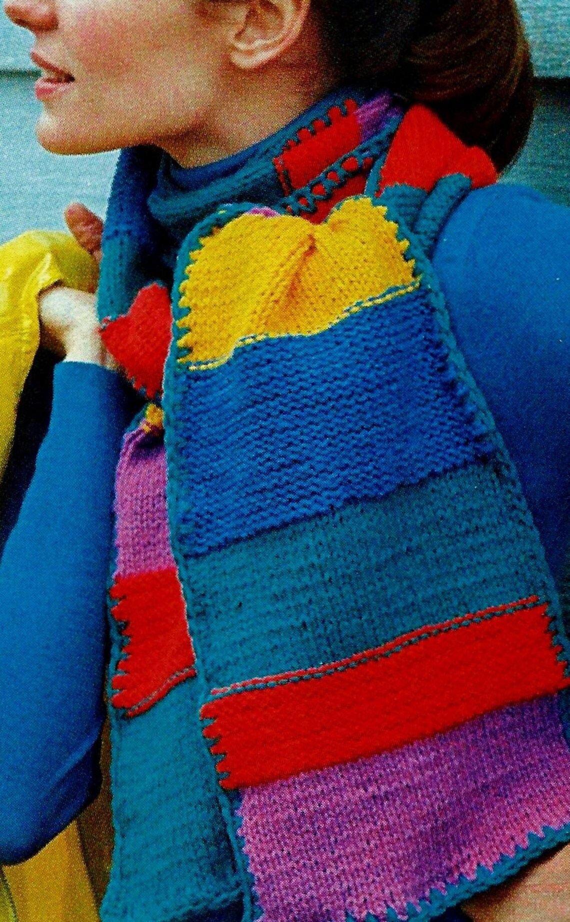 Knitted Jacket and Scarf Digital Download Vintage Knitting - Etsy