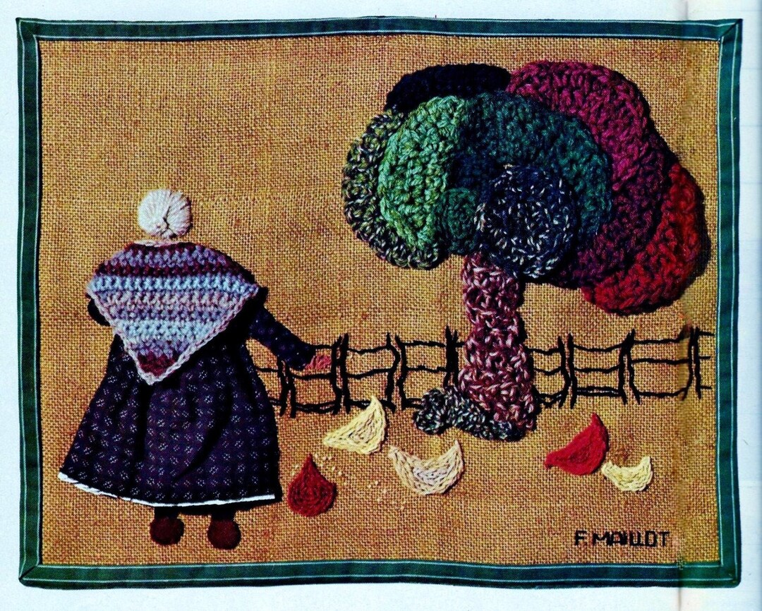 Crocheted Chicken Coop Picture Pattern Digital Download Vintage Crochet ...