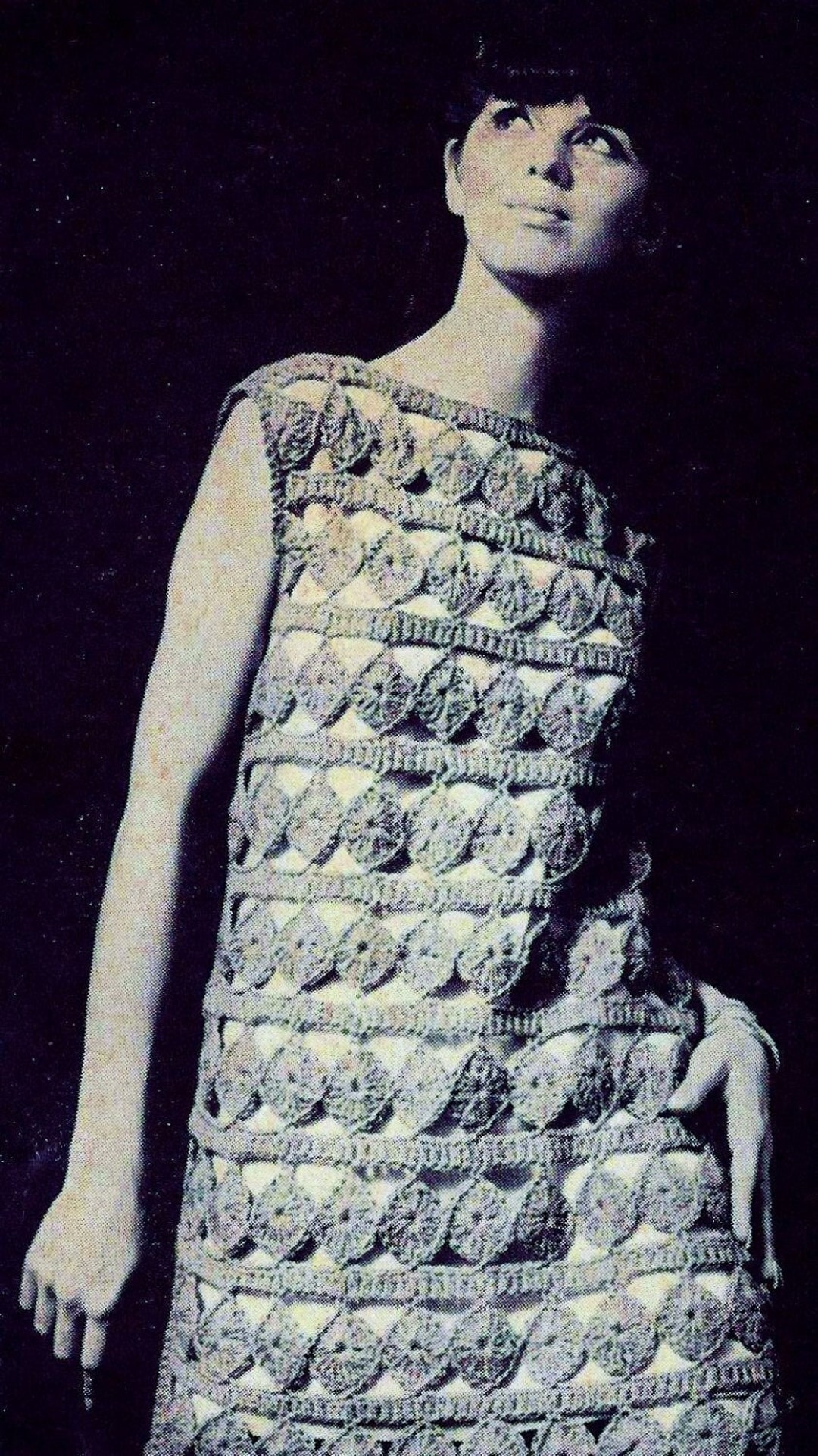 Crocheted Dress Pattern Digital Download Vintage Crochet Pattern - Etsy